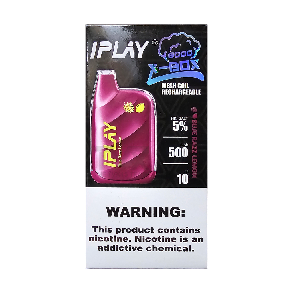 IPLAY X-BOX 6000 Puffs Desechable by IPLAY – TVX45.COM