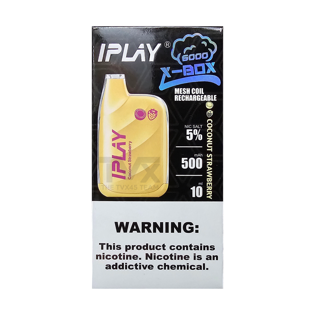 IPLAY X-BOX 6000 Puffs Desechable by IPLAY – TVX45.COM