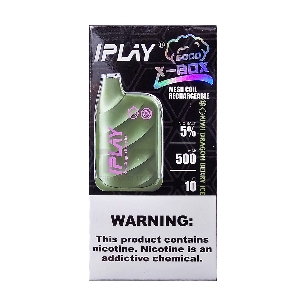IPLAY X-BOX 6000 Puffs Desechable by IPLAY – TVX45.COM