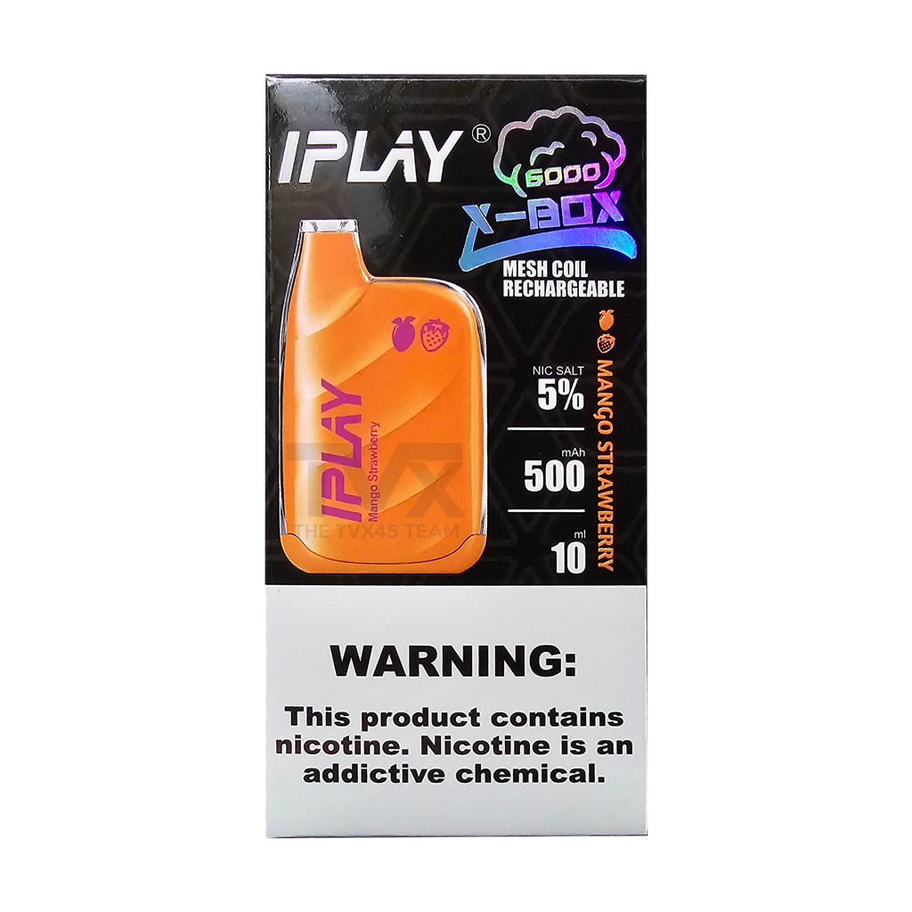 IPLAY X-BOX 6000 Puffs Desechable by IPLAY – TVX45.COM